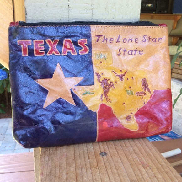 Texas | Bags | Texas Longhorn Leather Utility Pouch | Poshmark
